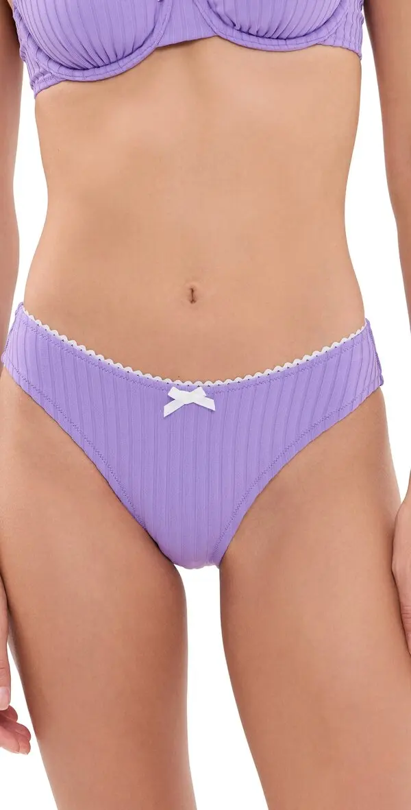 Solid & Striped The Daphne Bikini Bottom - Ultra Violet