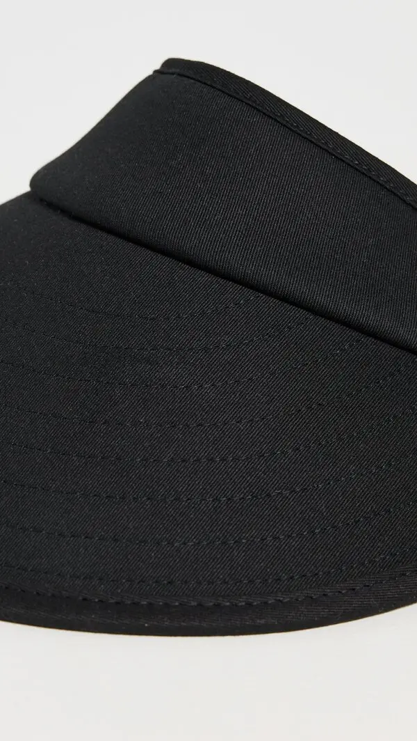 FAVORITE DAUGHTER Logo Embroidered Visor - Black