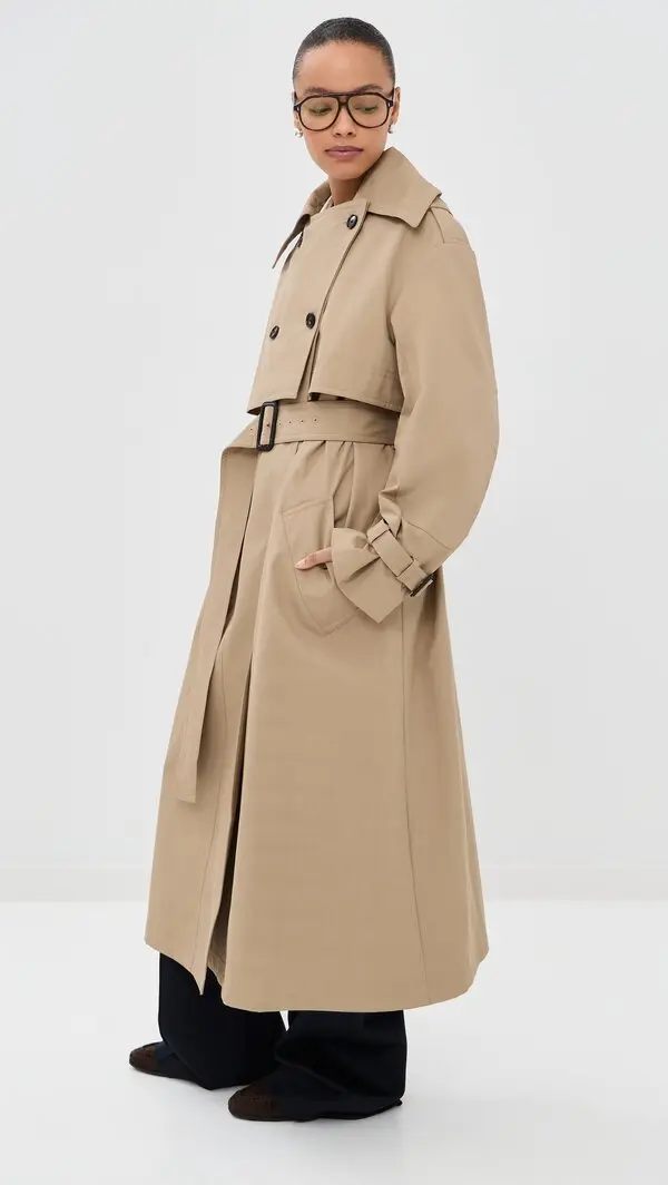 Co Double-layered Trench Coat