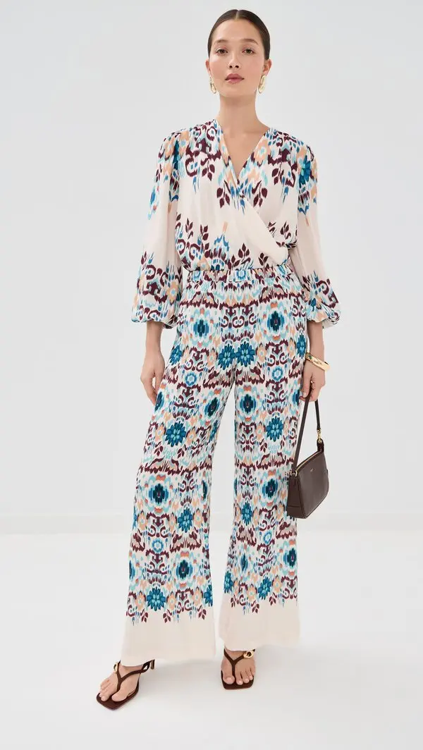 Figue Ellen Printed Wide Leg Pants