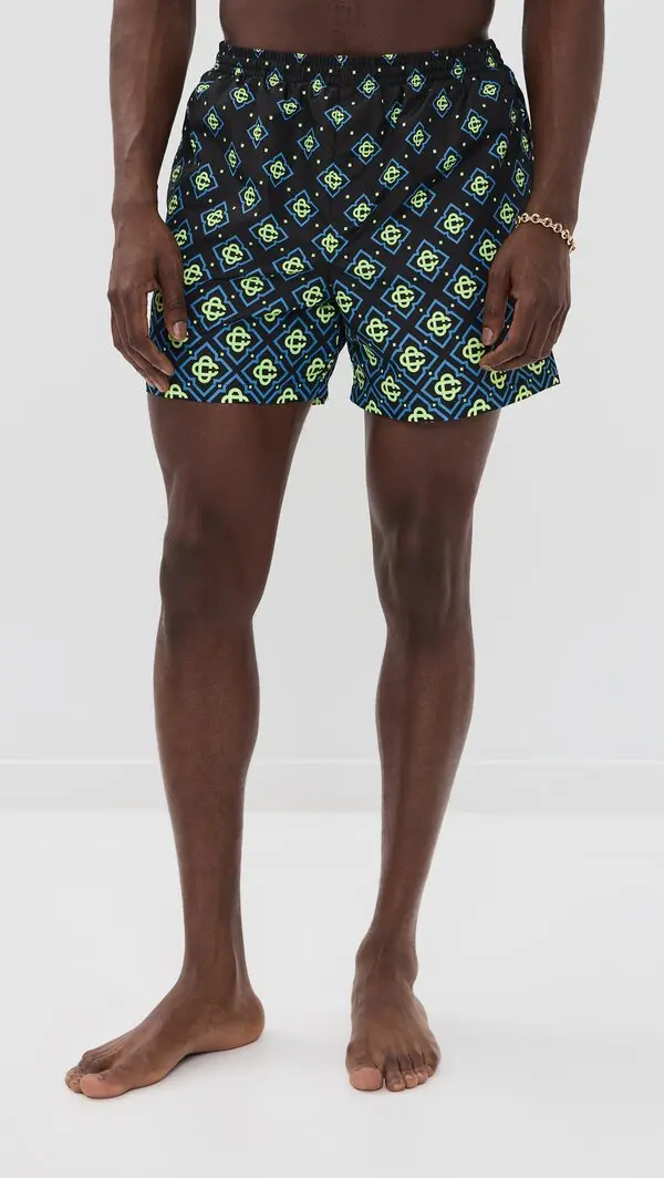 Casablanca Monogram Printed Swim Shorts
