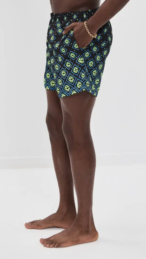 Casablanca Monogram Printed Swim Shorts