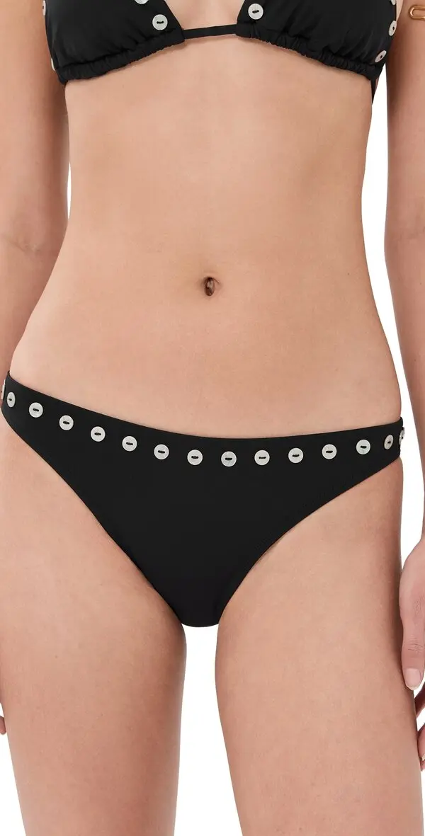 Staud Gemma Bikini Bottom - Black