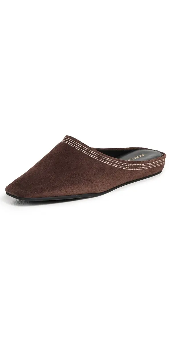 Veronica Beard Narcisa Mules - Espresso