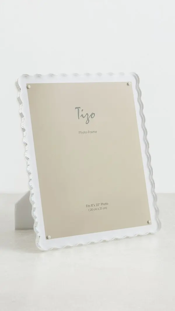 TIZO DESIGN Lucite Frame With Wave Design