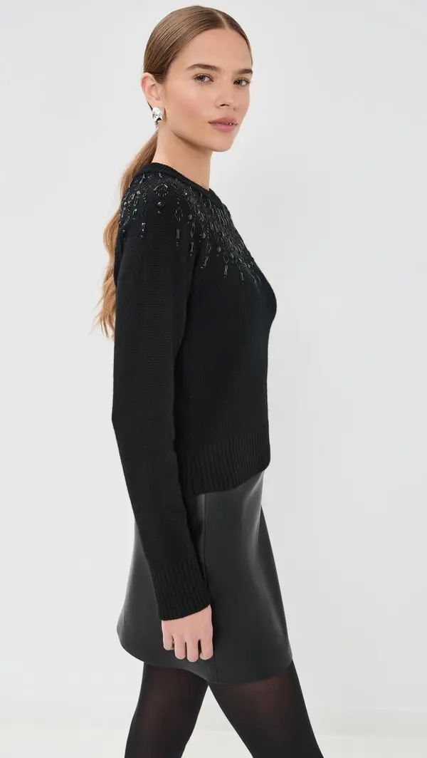 Altuzarra Harold Embellished Sweater - Black