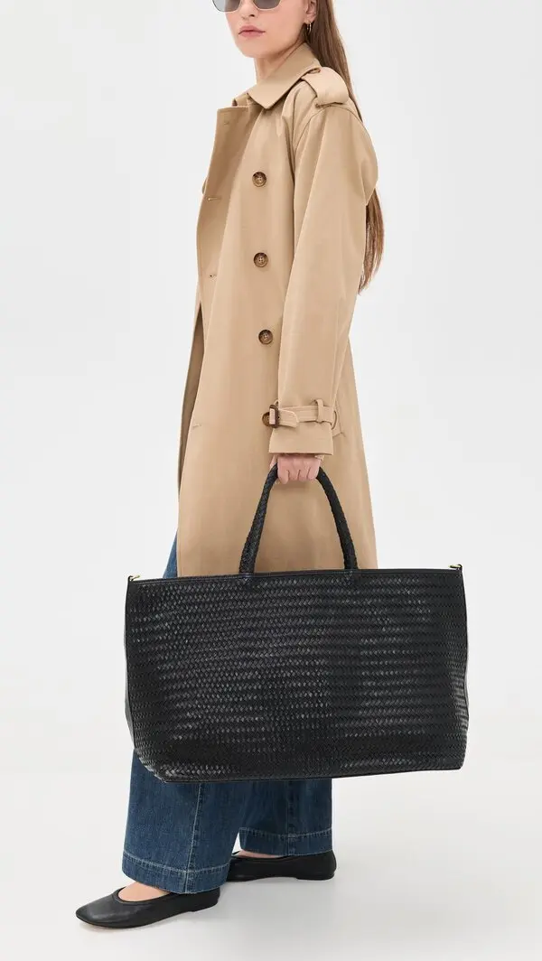 BEMBIEN Le Weekender Woven Leather Bag