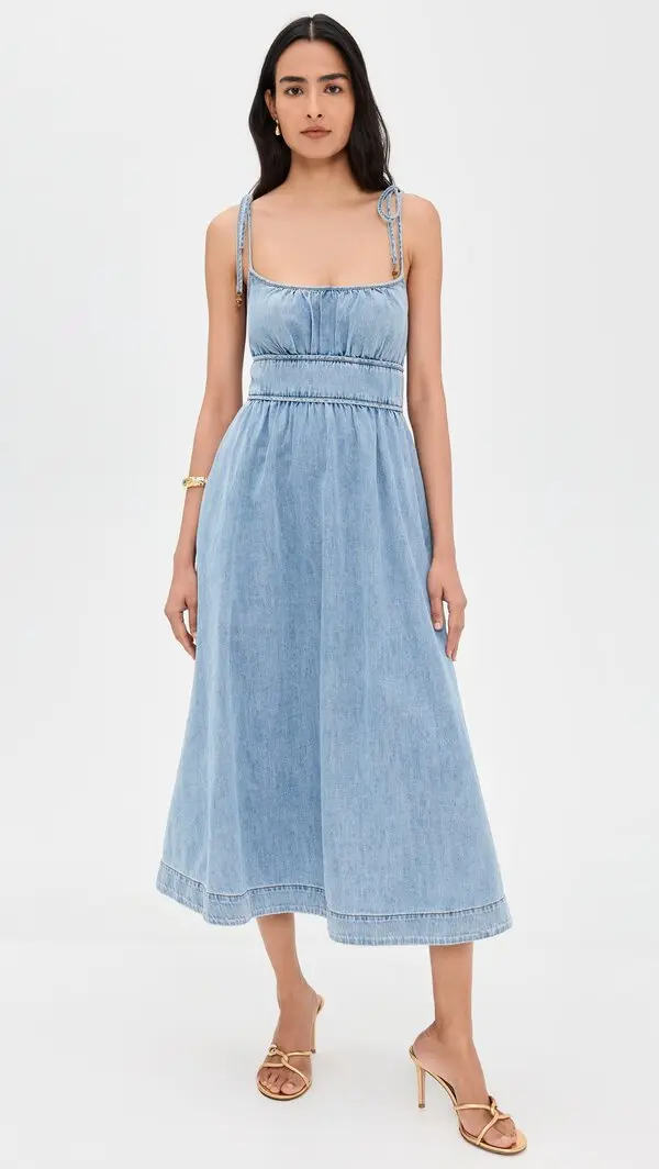 Zimmermann Wanderlust Denim Picnic Dress