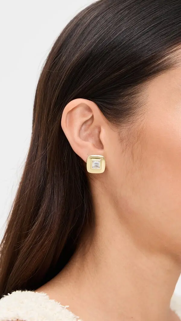 Shashi Reagan Square Stud Earrings