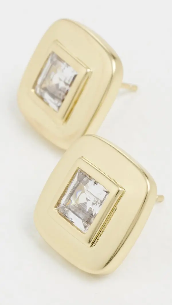 Shashi Reagan Square Stud Earrings