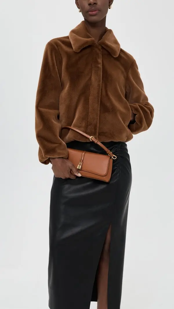 Stella McCartney Ryder Pochette Bag - Brandy