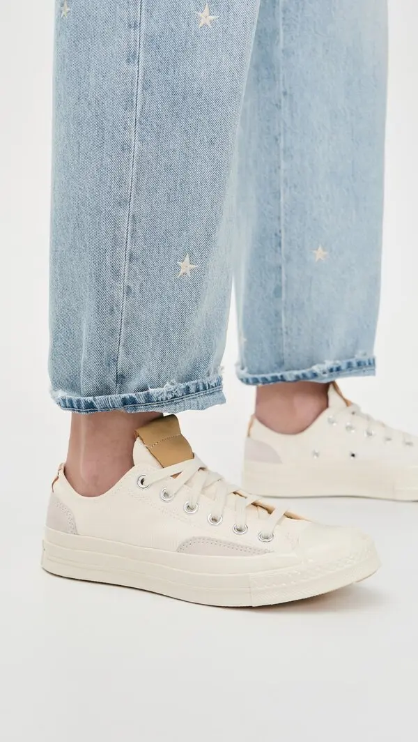 CONVERSE Chuck 70 Canvas & Suede Sneakers