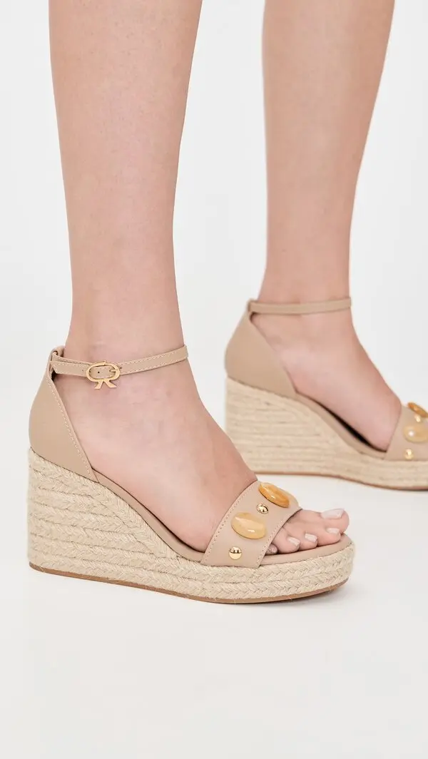 GIANVITO ROSSI Calf Wedges