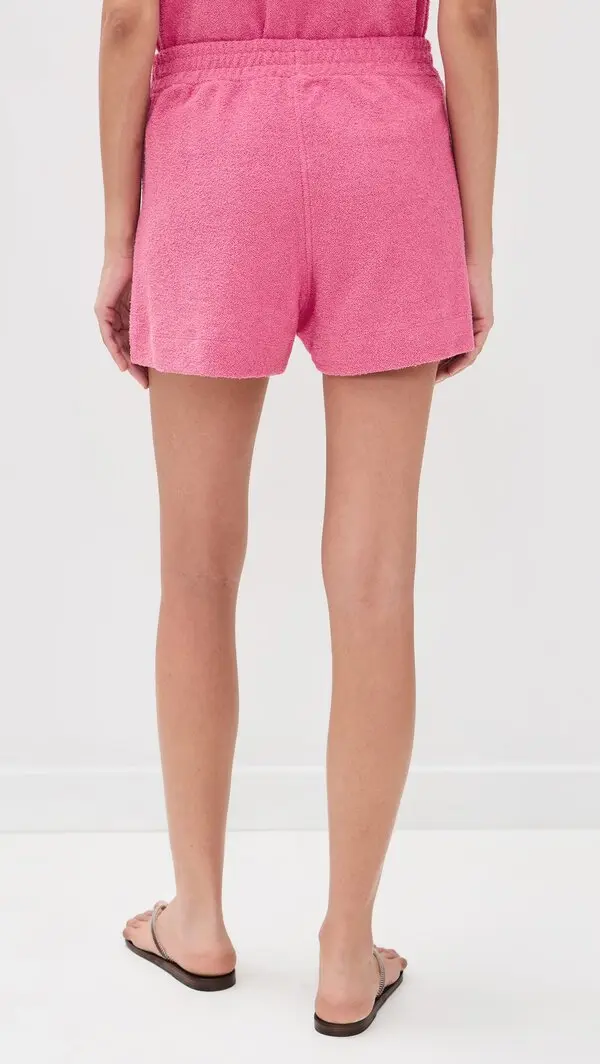Tanya Taylor Mare Terry Cloth Shorts