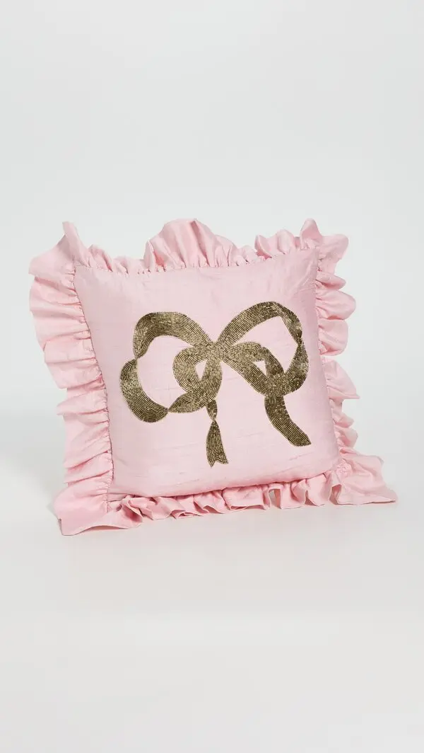 LoveShackFancy Sugarplum Ruffle Pillow