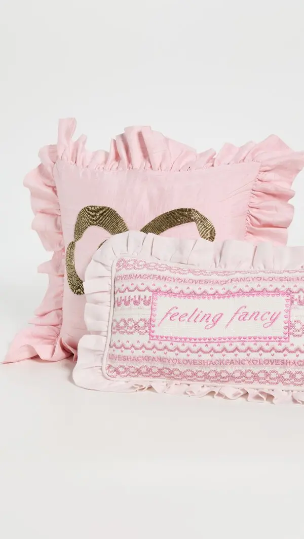 LoveShackFancy Sugarplum Ruffle Pillow