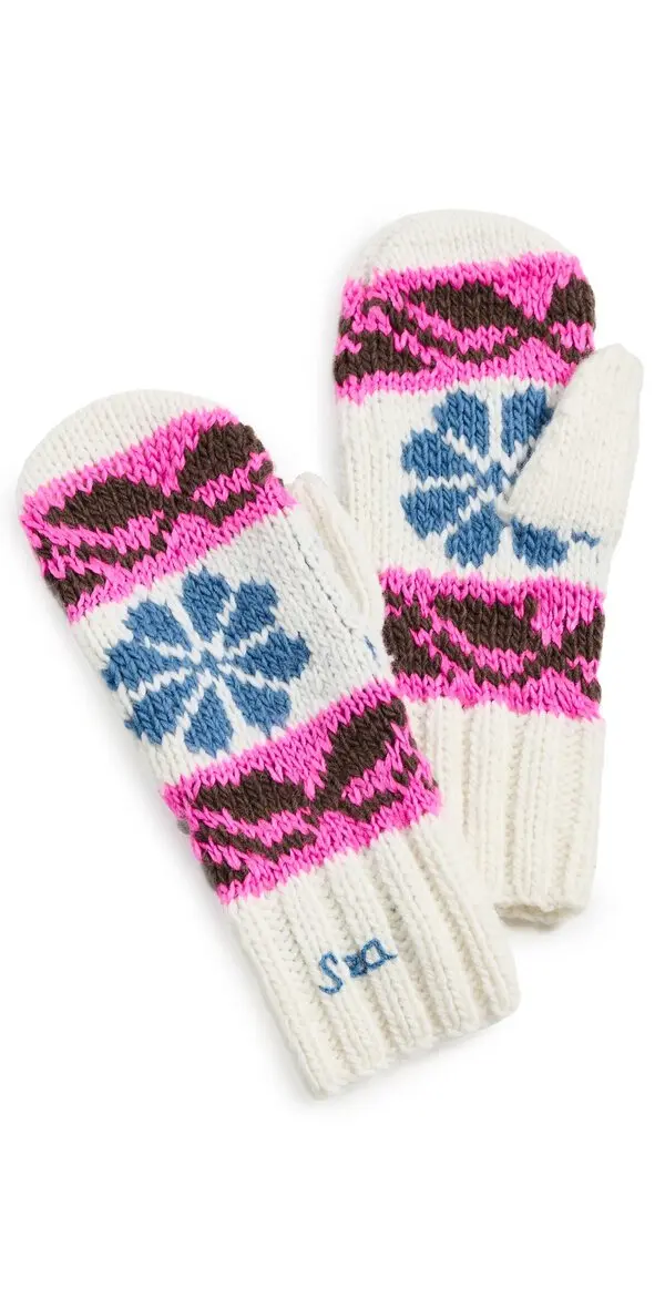 Sea Mavis Knit Mittens - Multi