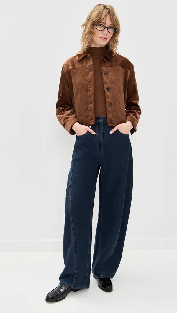 Theory Yoke Corduroy Shirt Jacket