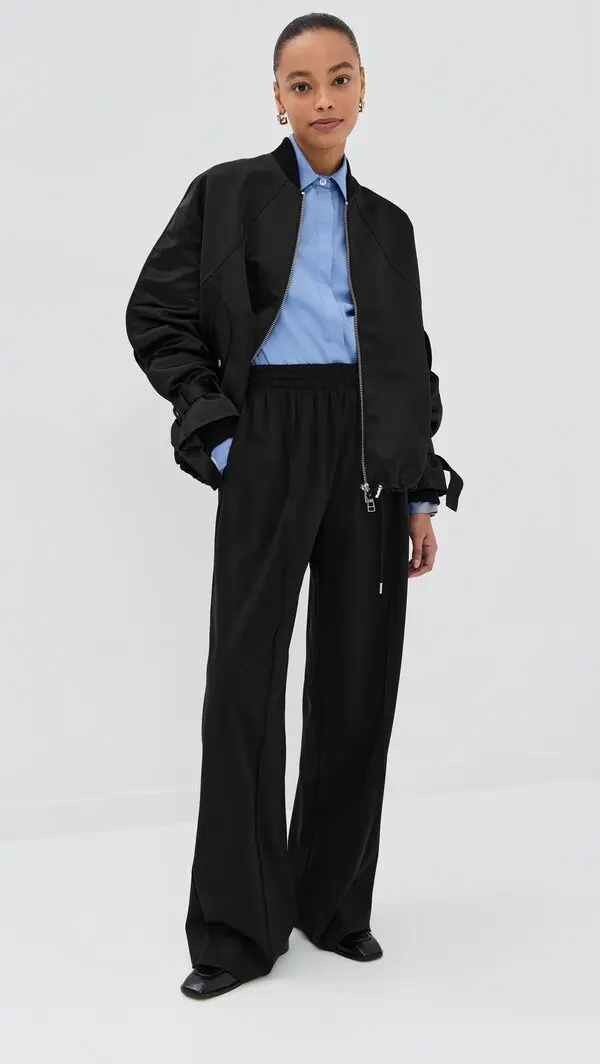 Co Satin Bomber Jacket