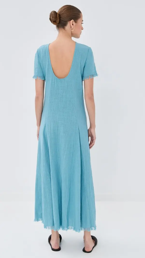 STAUD Le Havre Dress | Blue | Size M/L | Shopbop