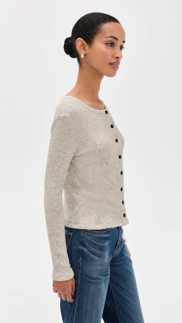 ASKK NY Ribbed Knit Cardigan