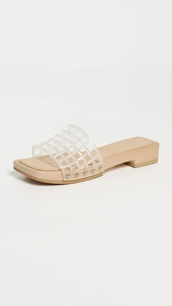 Vince Barbara Jelly Sandals - Clear