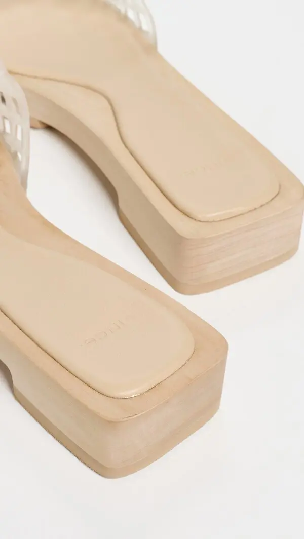 Vince Barbara Jelly Sandals - Clear