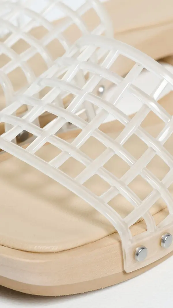 Vince Barbara Jelly Sandals - Clear