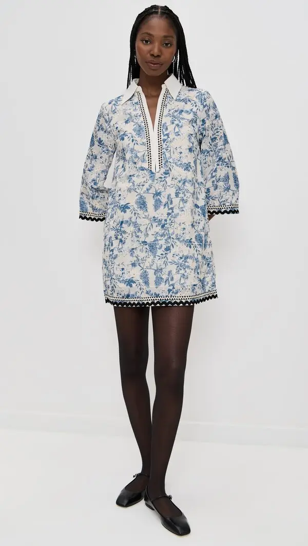 english factory floral embroidered dress English Factory