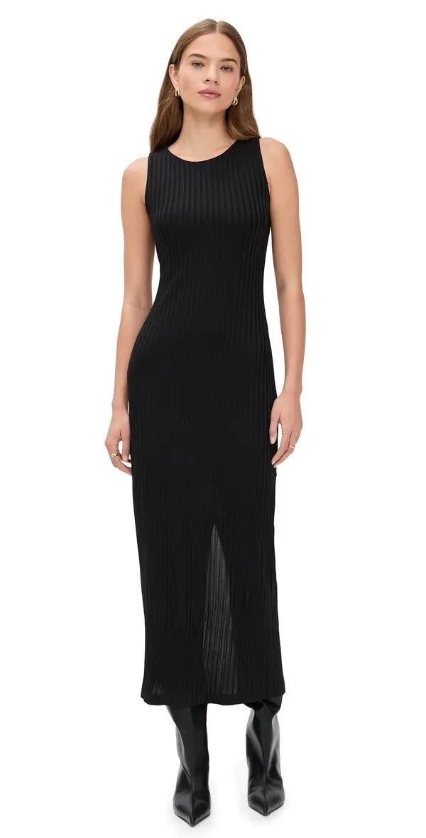 Rag & Bone Natalia Boat Neck Midi Dress