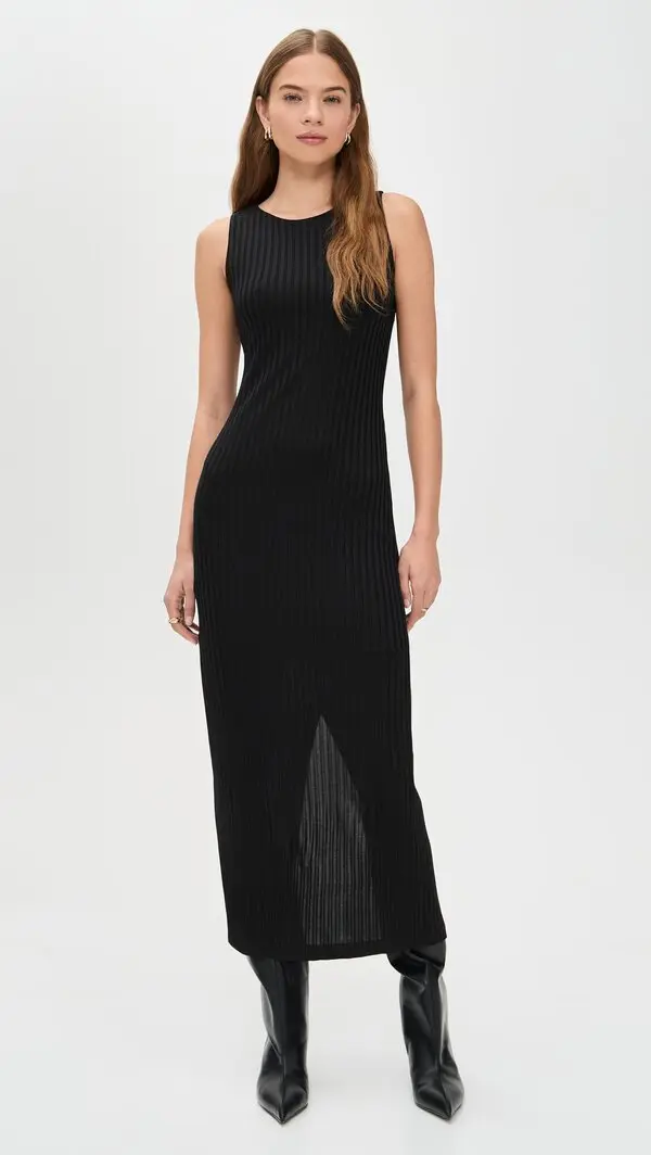 Rag & Bone Natalia Boat Neck Midi Dress