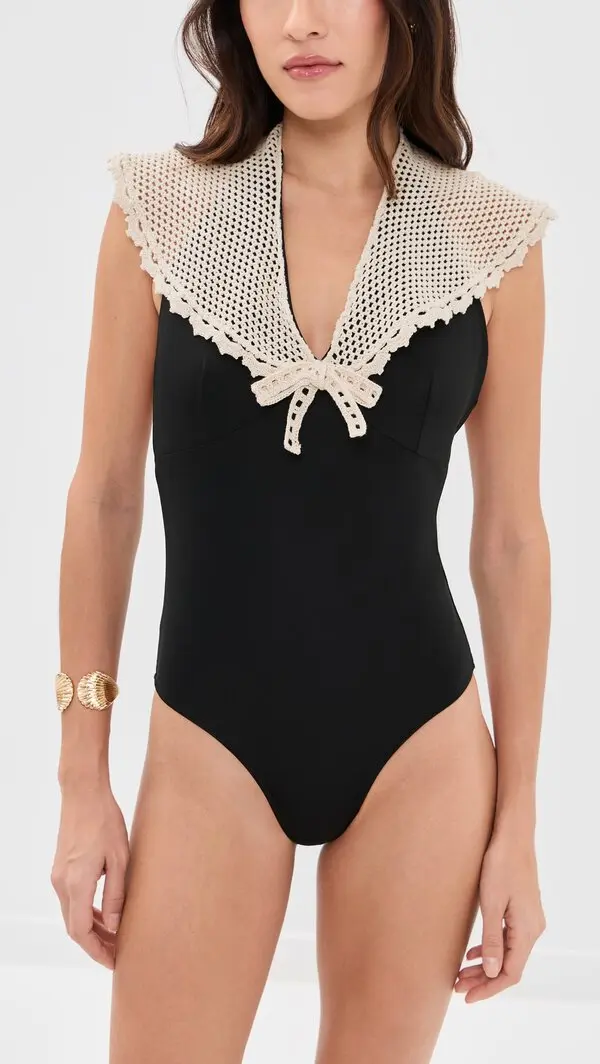 Sea Kendall Crochet Sailor One-piece