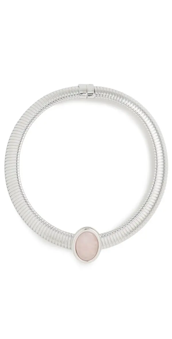 JULIETTA Opyum Necklace - Silver/pink