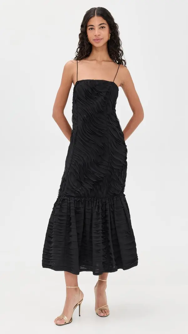 Ulla Johnson Augustina Ruffle Midi Dress