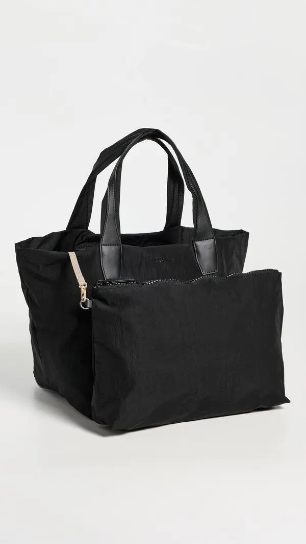 VEE COLLECTIVE Porter Essence Medium Tote - Black Paper Black