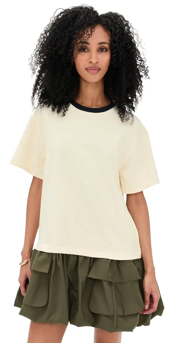 Sea Hester Solid Combo Tee Dress