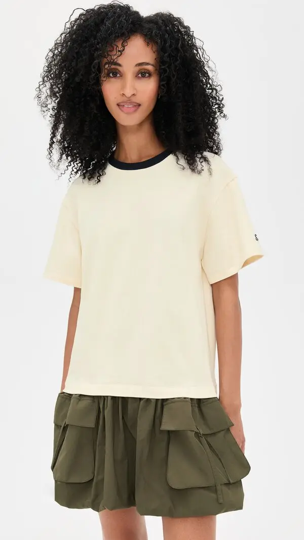 Sea Hester Solid Combo Tee Dress