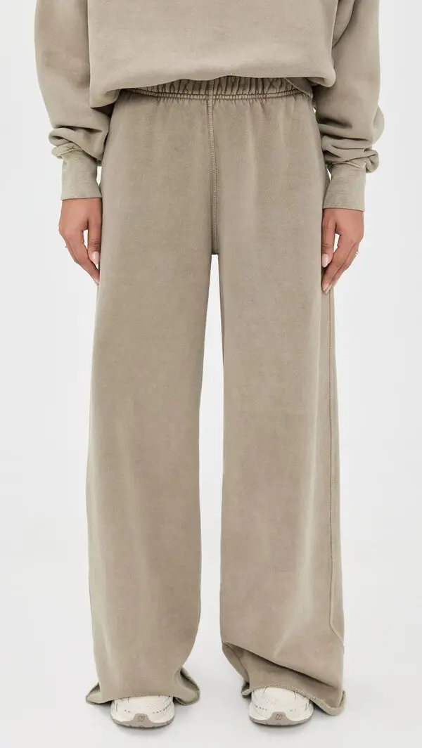 SLVRLAKE Wide-leg Fleece Pants
