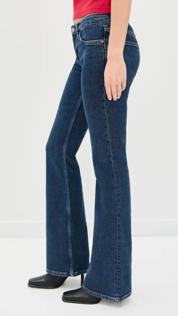 RE/DONE Low Rise Micro Boot Jeans