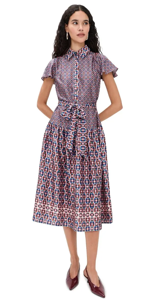 Shoshanna Kennedy Midi Dress
