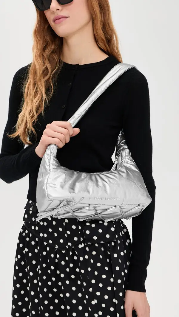 DAMSON MADDER Puffy Saz Bag - Silver