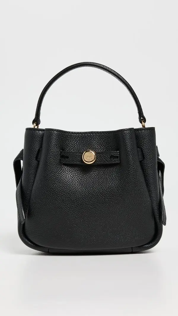 Tory Burch Romy Mini Bucket Bag - Black