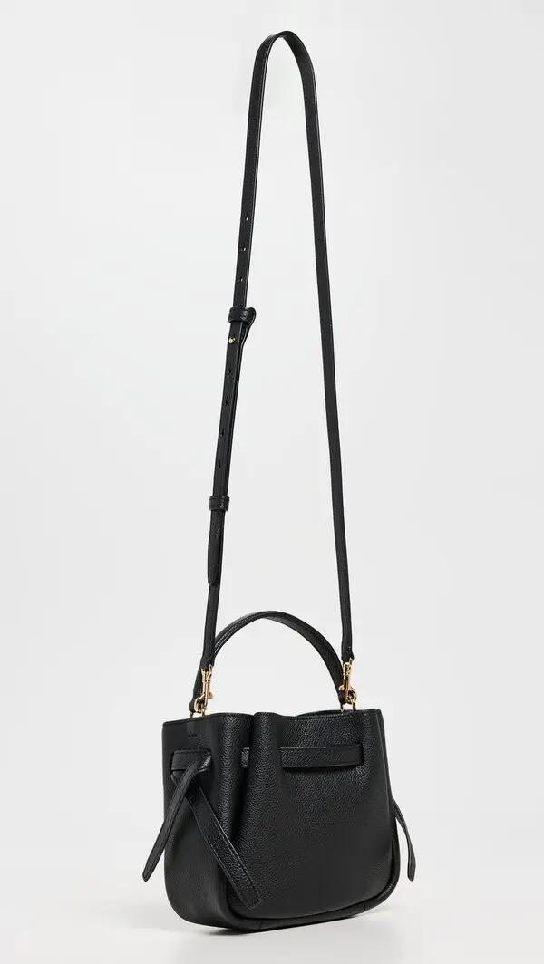 Tory Burch Romy Mini Bucket Bag - Black