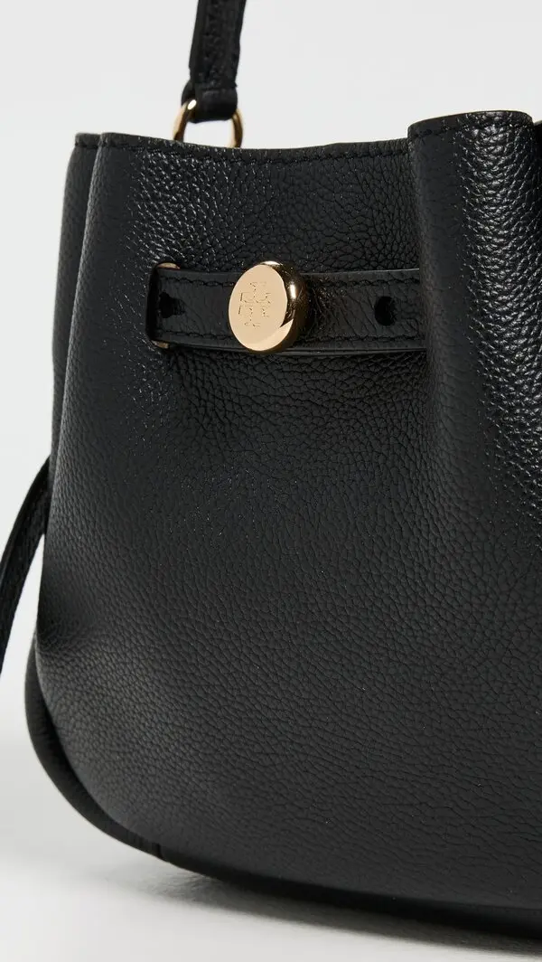 Tory Burch Romy Mini Bucket Bag - Black