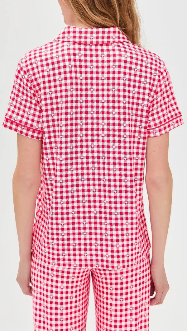 Z Supply Gingham Pajama Top