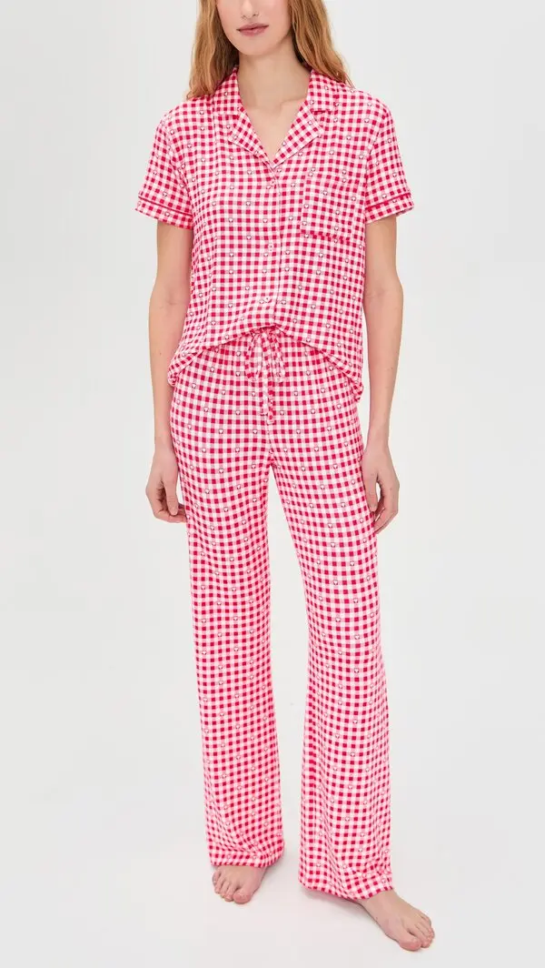 Z Supply Gingham Pajama Top