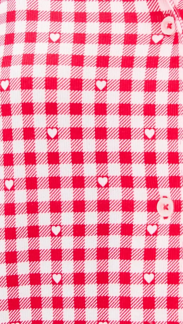 Z Supply Gingham Pajama Top