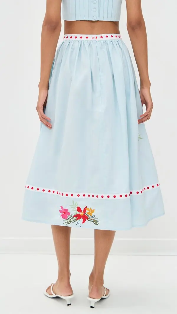 Fanm Mon Krosno Embroidered Skirt