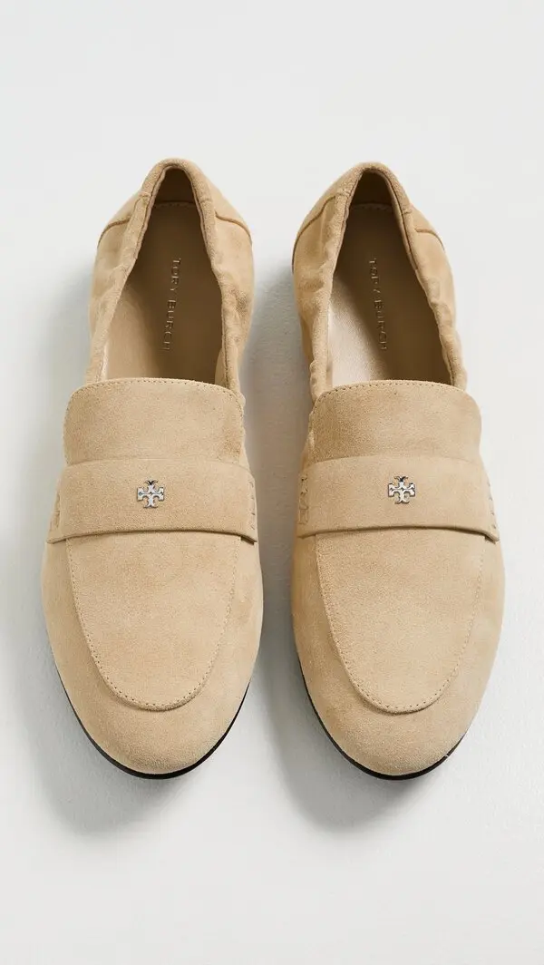 Tory Burch Suede Ballet Loafers
