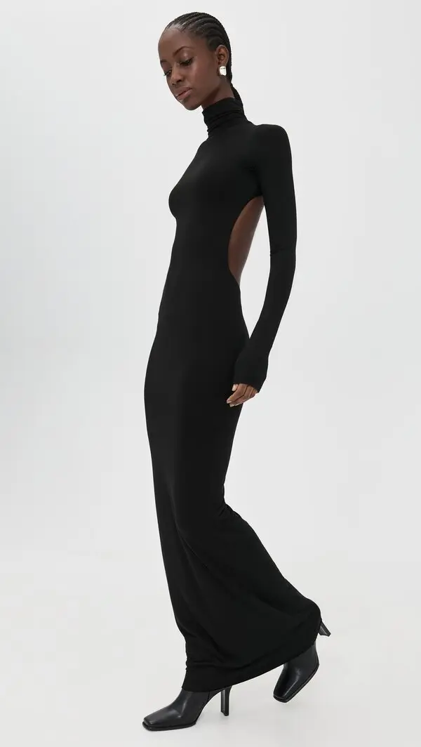 Eterne Stella Turtleneck Maxi Dress